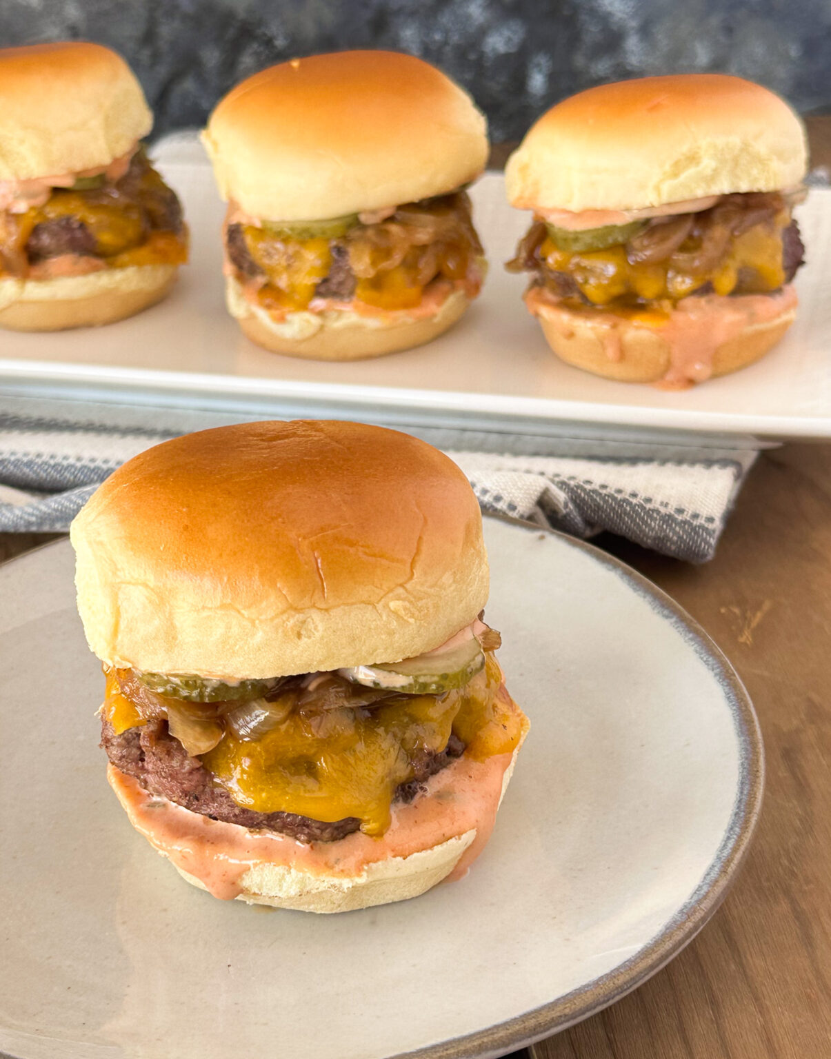 Cheeseburger Sliders - Amanda Cooks & Styles
