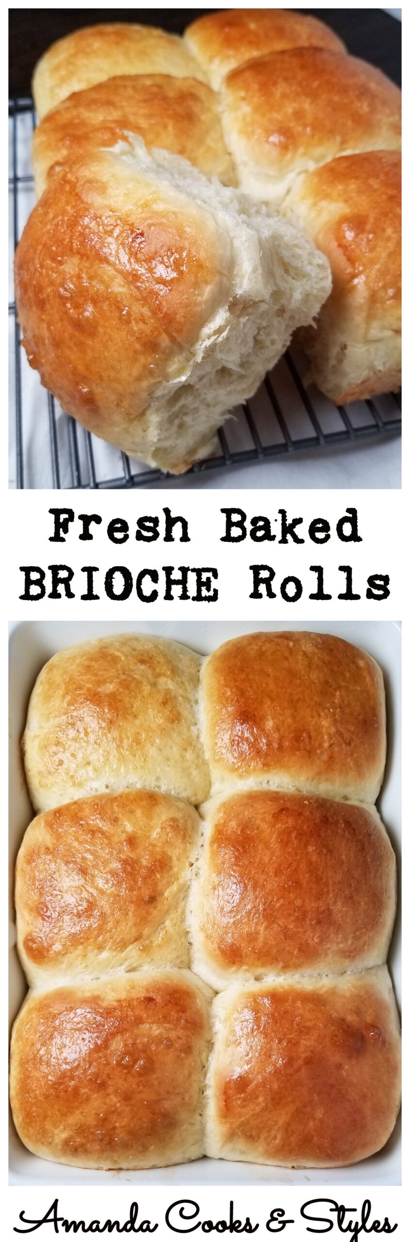 Brioche Rolls - Amanda Cooks & Styles