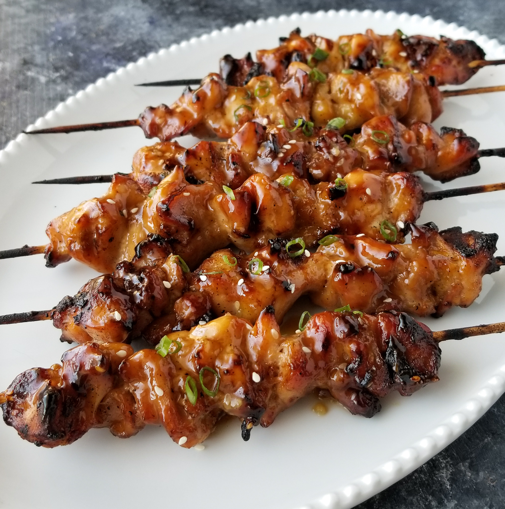 Teriyaki Chicken Skewers - Amanda Cooks & Styles