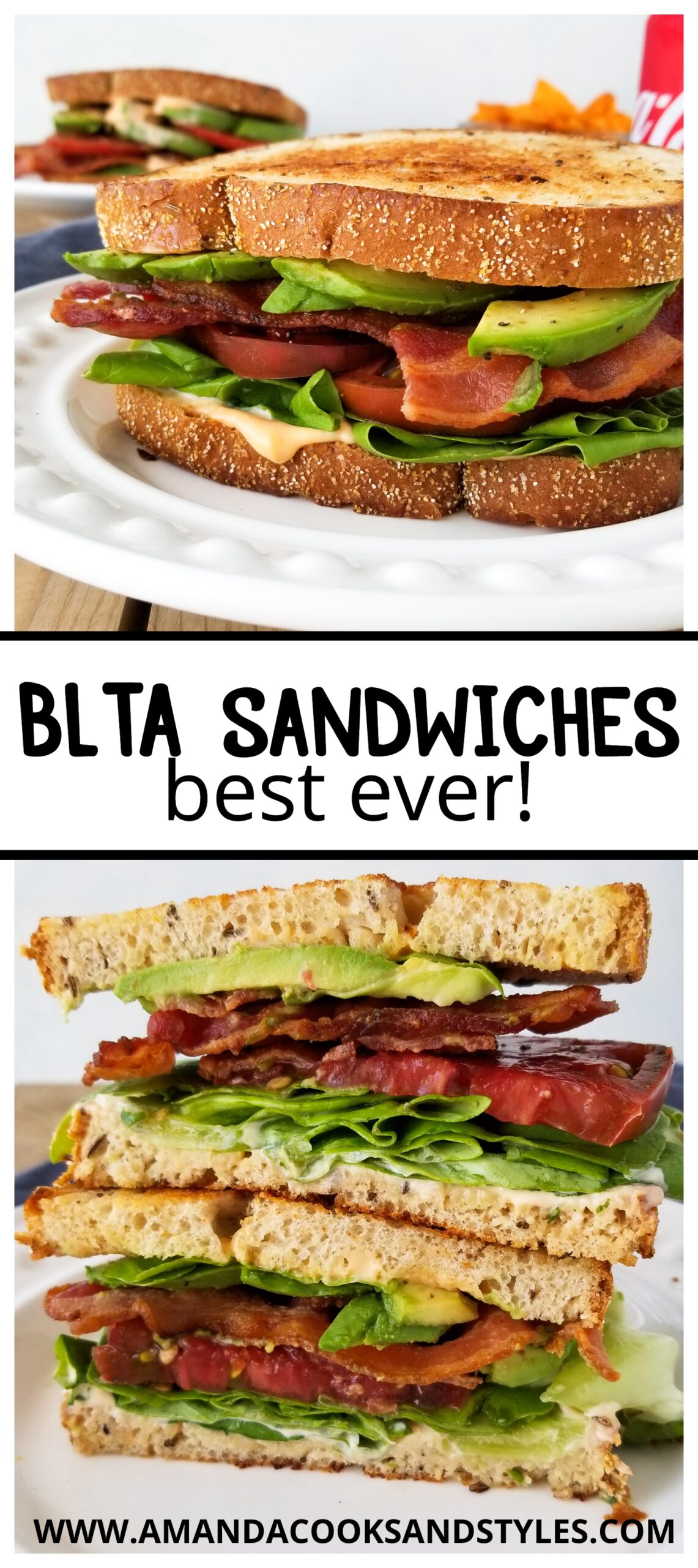 BLTA Sandwiches - Amanda Cooks & Styles