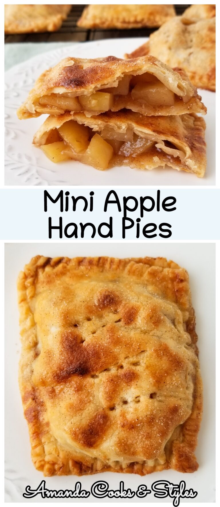 Hand Held Apple Pies - Amanda Cooks & Styles