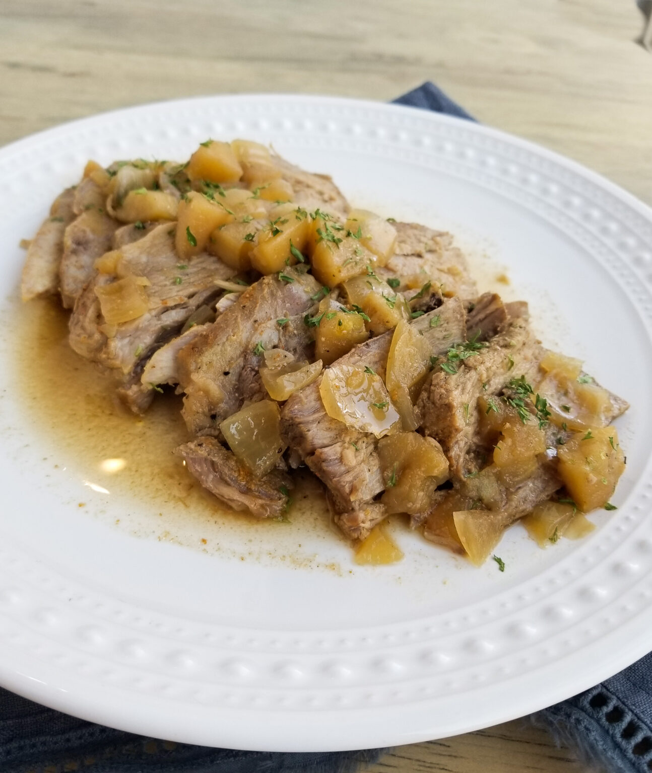 Apple Mustard Pork Roast - Amanda Cooks & Styles