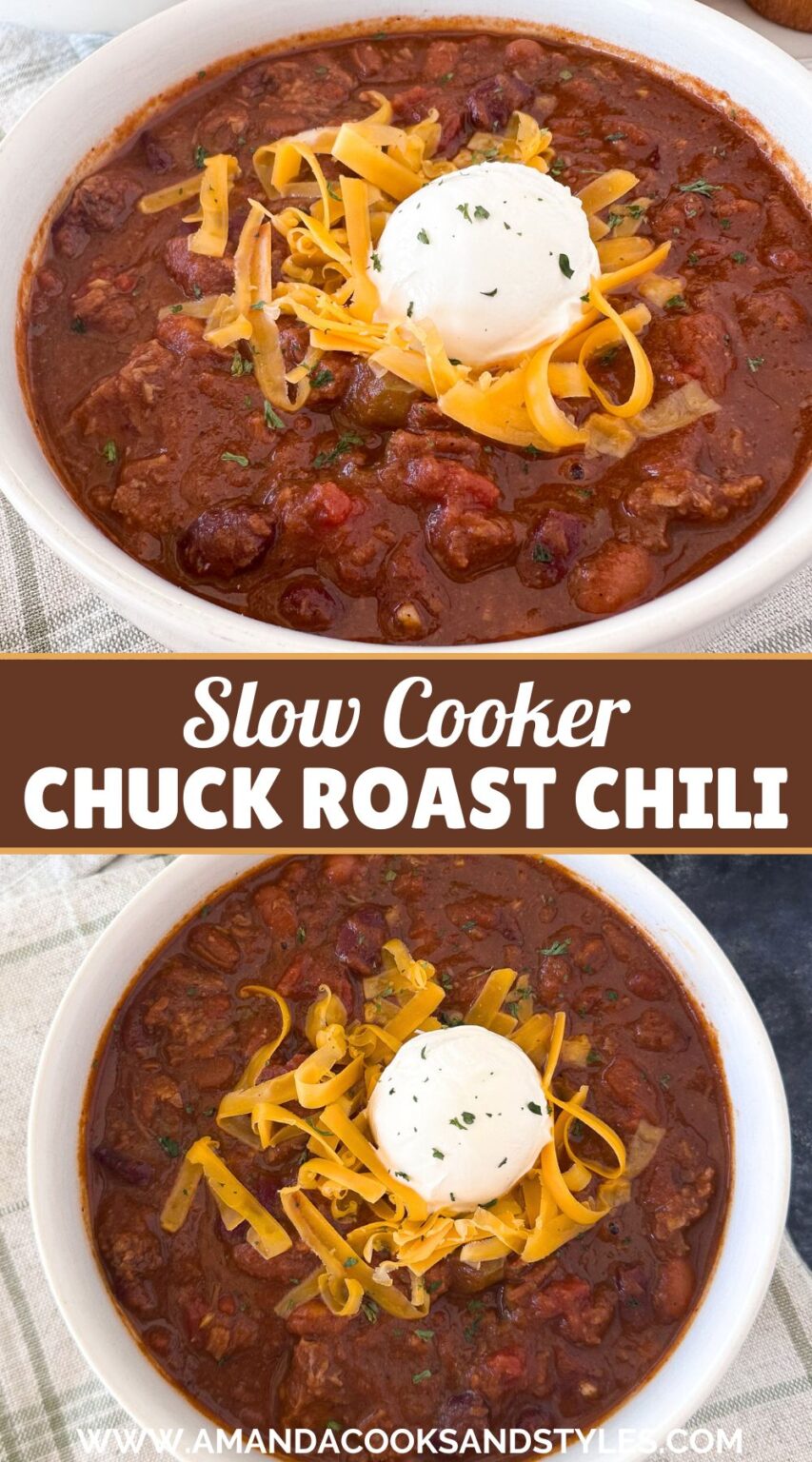 Chuck Roast Chili - Amanda Cooks & Styles
