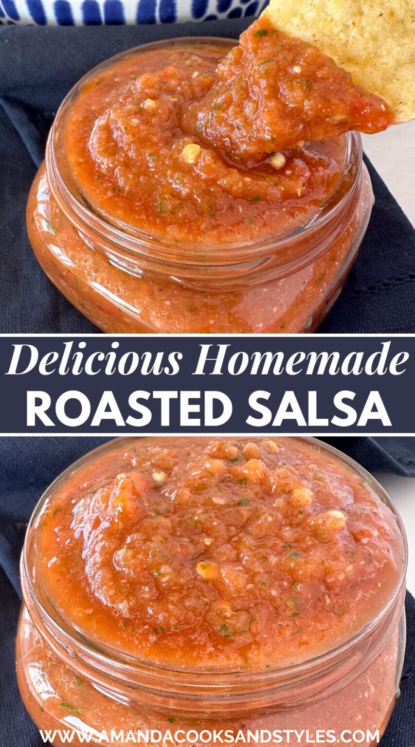 Roasted Salsa Recipe - Amanda Cooks & Styles