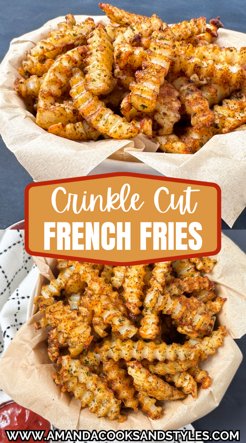 Crinkle Cut Fries - Amanda Cooks & Styles