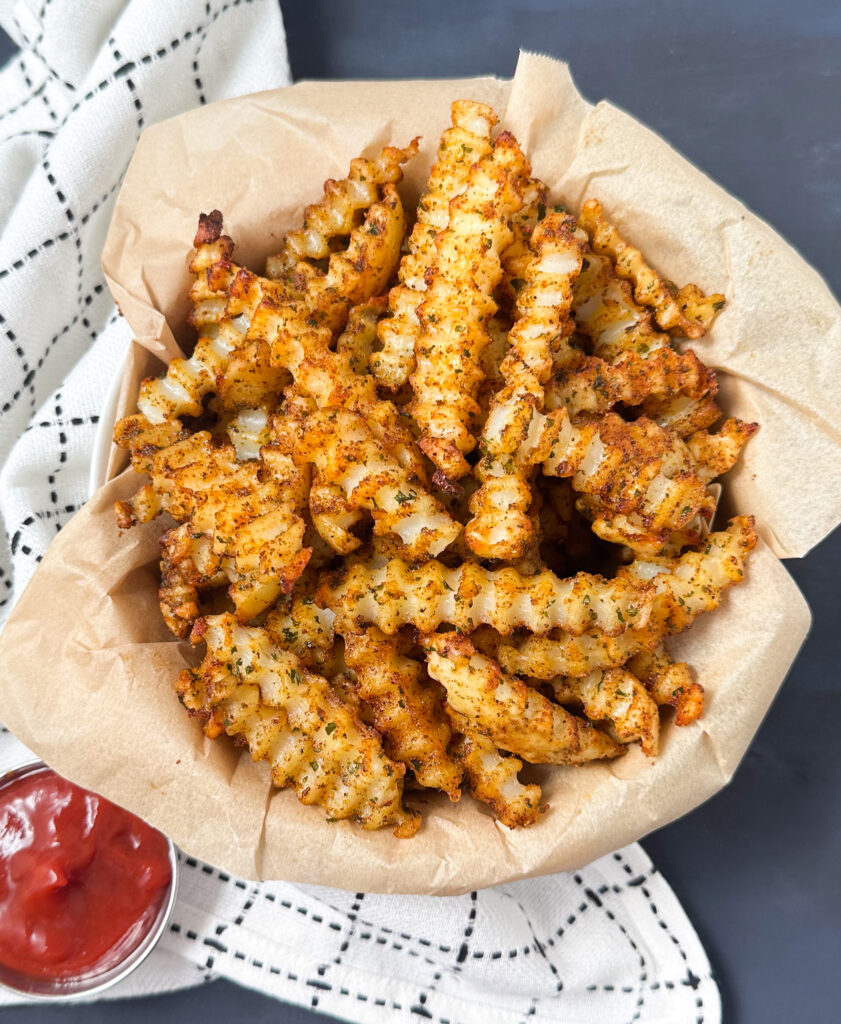 Crinkle Cut Fries - Amanda Cooks & Styles