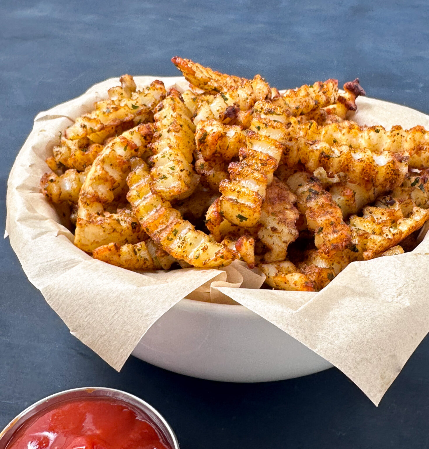 Crinkle Cut Fries - Amanda Cooks & Styles